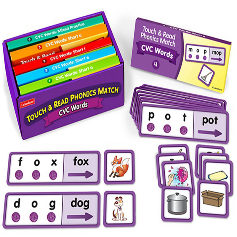 TOUCH & READ CVC WORDS MATCH - BlueFountain